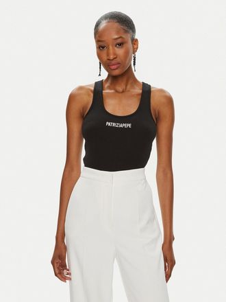 Patrizia Pepe Patrizia Pepe Top 8M1617/J216-K103 Schwarz Slim Fit