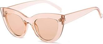 Generic Lunettes de soleil rétro oeil de chat à large monture pour hommes et pour femmes, pare-soleil de vacances en plein air (couleur : B, taille : moyen) 2