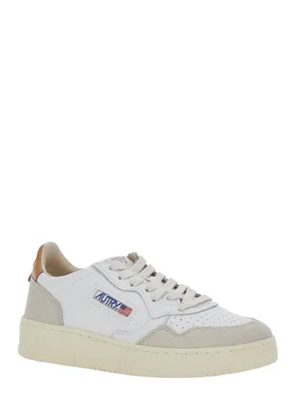 Autry Womens Low Top Sneakers Medalist White Leather Trainers