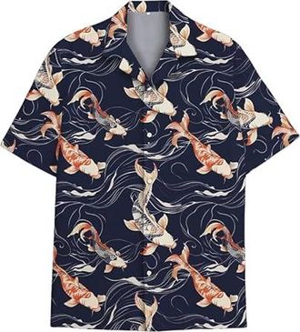 Keephen TangoDS Nouveaut&eacute; Cool Impression 3D Hawaiian Chemise pour Femmes Hommes Col Revers Manches Courtes Boutonn&eacute;e Chemises F&ecirc;te Aloha Chemises