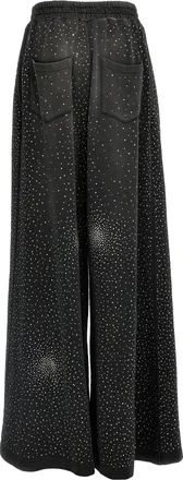 Giuseppe Di Morabito Rhinestone-Embellished Joggers - Black