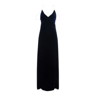 Forte_Forte Langes Kleid - - Dresses - Damen - Blau - S