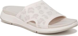 Rykä Ryka Sandales Triumph Recovery Slide pour femme, Léopard blanc en alyssum, 43 EU