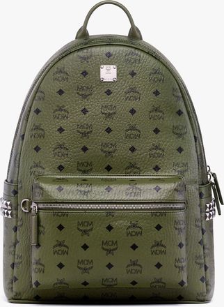 MCM Stark Rucksack in Visetos mit seitlichen Nieten