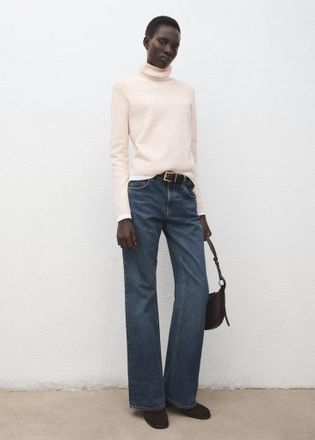 Mango Strickpullover mit Rollkragen ecru - Damen - 1XL - MANGO