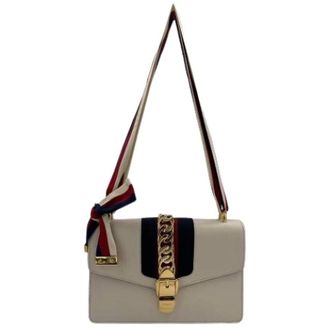 Gucci Sac bandouli&egrave;re Vintage Pre-owned - Femme - Pre-owned - Blanc - Taille: ONE Size