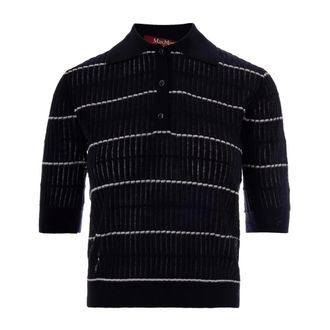 Max Mara Damen, Strickwaren, Blau, SGr&ouml;&szlig;e