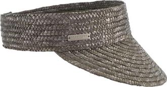 Seeberger Panneau de paille pour femme avec fermeture Velcro (taille unique), Olive, taille unique