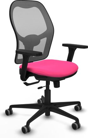 Piqueras y Crespo Schreibtischstuhl mit Rollen, Rosa Jorquera mit 3D-Armen, h&ouml;henverstellbare Lendenwirbelst&uuml;tze, ausgestattet mit Syncro/Traslack und injiziertem Schau