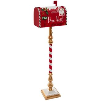 F&eacute;&eacute;ric Lights & Christmas Metall Red Letter Box H&ouml;he 100cm - Feeric lights & christmas