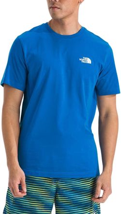 The North Face NF0A87NGT4S M S/S Simple Dome Tee T-Shirt Herren Hero Blue Größe XL