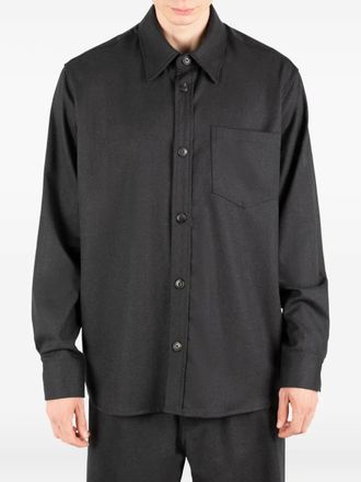 Société Anonyme chemise Chianti en laine - Gris