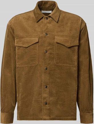 Wood Wood Regular Fit Hemdjacke aus Cord Modell David