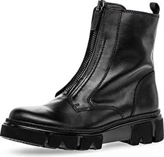 Gabor Femme Bottines, Dame Bottes de Motard,Semelle int&eacute;rieure Amovible,Botte de Motard,fourr&eacute;,Botte dhiver,Noir (Schwarz) / 27,39 EU / 6 UK