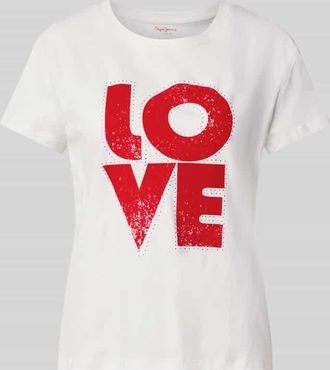 Pepe Jeans London Regular Fit T-Shirt aus reiner Baumwolle Modell BEATRISA
