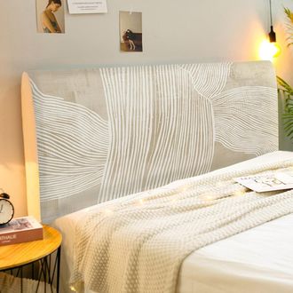Generic Kopfteilbezug, atmungsaktiver Staubschutz, einfach anzubringender M&ouml;belschutz, rutschfest und schmutzabweisend - ideal f&uuml;r das Schlafzimmer.-Color 9||