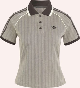 adidas Originals Adidas Originals Tweed-Poloshirt braun