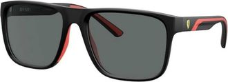 Ferrari Homme, Accessoires, Noir, Taille: 59 MM Lunettes de soleil Fz6002U
