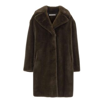 Stand Studio Camille Cocoon Mantel - - Jackets - Damen - Braun - M