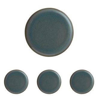 like. by Villeroy & Boch Villeroy & Boch 1951672610 Crafted Breeze Speiseteller 26 x 26 x 2 cm (1 St&uuml;ck) (Packung mit 4)