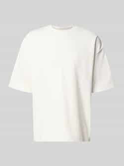 Review Relaxed Fit T-Shirt mit Strukturmuster