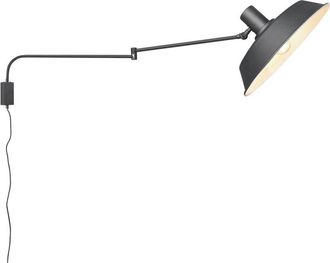 Trio Leuchten Trio Lighting - Applique 1xE27 Bolder Nero Orientabile L35 cm