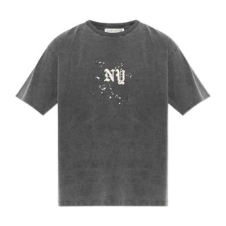 Duke + Dexter Duke + Dexter, Homme, Tops, Gris, Taille: 2XL NY Paint Splatter T-Shirt