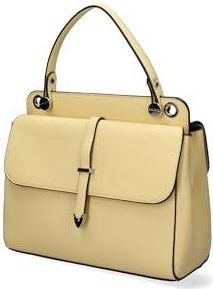 Pierre Cardin Sac &agrave; main femme Polyur&eacute;thane en polyur&eacute;thane 27,5 x 23 x 10 cm 7191-FR05, jaune, Taille unique