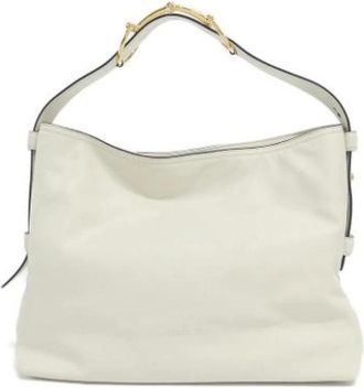 Gucci Sac &agrave; main vintage doccasion - Femme - Pre-owned - Blanc - Taille: ONE Size