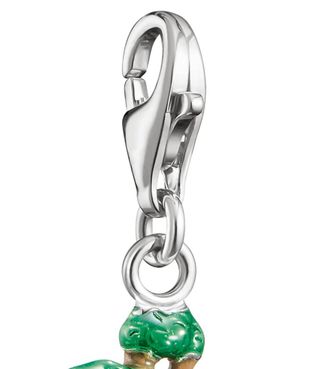 Thomas Sabo Silber-Charm-Anh&auml;nger Bonsai Original in Silber, Schwarz, Gr&uuml;n