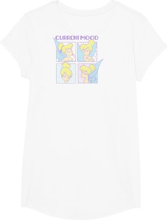 Disney Peter Pan Tinkerbell Current Mood Portrait Panels T-Shirt