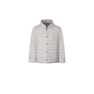 Moorer Femme, Vestes, Blanc, Taille: 34 FR Cape Courte R&eacute;versible