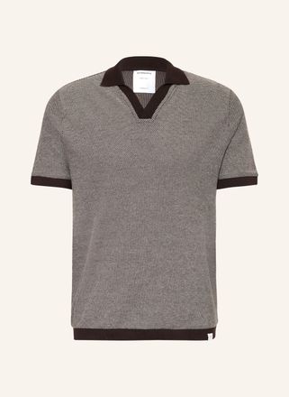 Nowadays Nowadays Jersey-Poloshirt braun