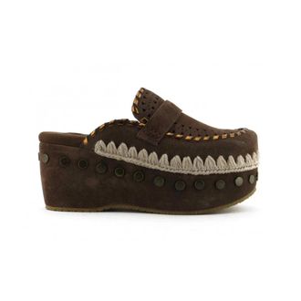 Mou Femme, Chaussures, Brun, Taille: 40 EU Sabot en daim