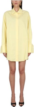 Patou Femme, Robes, Jaune, Taille: 40 FR Mini Robe Chemise