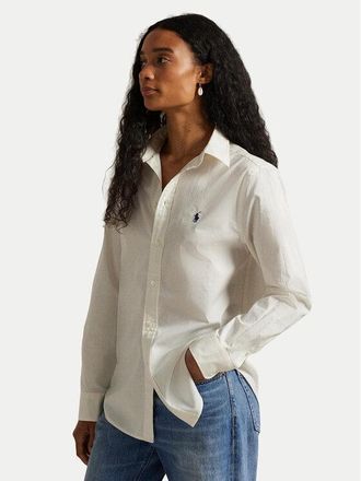 Polo Ralph Lauren Hemd 211A92177007 &Eacute;cru Classic Fit