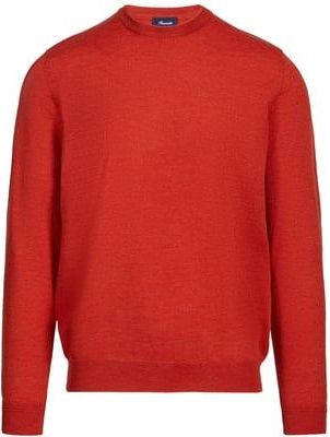 Fa&ccedil;onnable Pull col rond en laine m&eacute;rinos