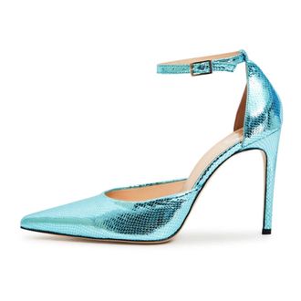 Cesare Gaspari Femme, Chaussures, Bleu, Taille: 38 EU Escarpins &agrave; Talons Hauts