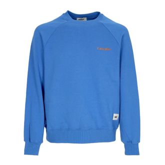 CAT Raglan Crewneck Sweatshirt - - Sweatshirts & Hoodies - Herren - Blau - XL
