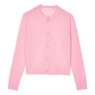 Cecilie Bahnsen Femme, Pulls, Rose, Taille: 38 FR Pretty Bow Knit Cardigan
