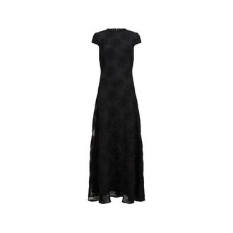 Rotate Robe maxi fleurie en mesh
