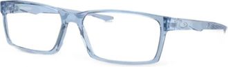 Oakley lunettes de vue &agrave; monture rectangulaire - Bleu