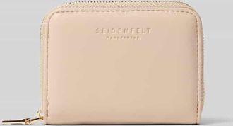 Seidenfelt Manufaktur Portemonnaie aus Leder mit Label-Pr&auml;gung Modell YLVA