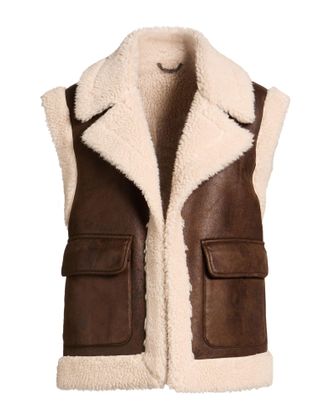 Vila JACKEN & M&Auml;NTEL - Shearling- & Kunstfell auf YOOX.COM