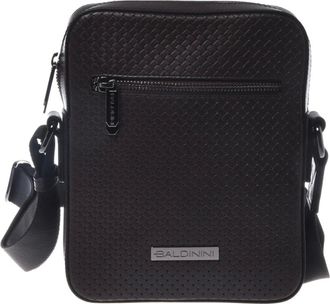 Baldinini Homme, Sacs, Brun, Taille: ONE Size Sac Bandouli&egrave;re &agrave; Imprim&eacute; Tiss&eacute;