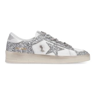Golden Goose Femme, Chaussures, Multicolore, Taille: 36 EU Baskets en Cuir Brillant avec D&eacute;tails Us&eacute;s