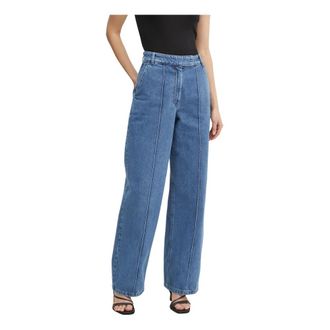 Remain Jean Coupe Droite - Femme - Jeans - Bleu - Taille: 36 FR