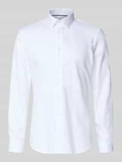 Jake*s Super Slim Fit Business-Hemd mit Kentkragen