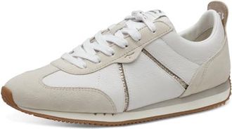 Tamaris Femme Damen 1-23652-44 Basket, Blanc/doré, 41 EU