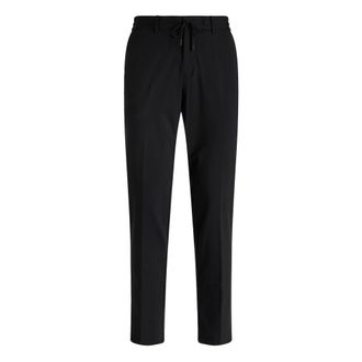 Boggi Milano Homme, Pantalons, Noir, Taille: XL Pantalon Btech en nylon stretch